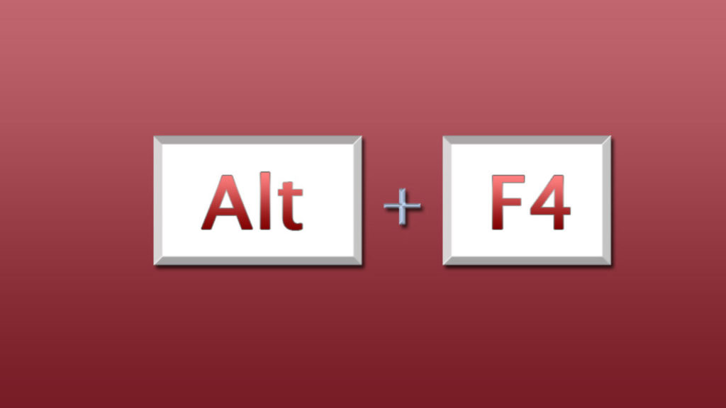 ¿Qué Hace la Combinación de Teclas Alt F4?